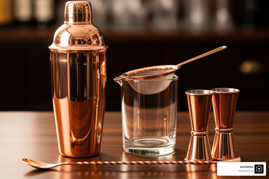 Beyond the Shine: Unpacking the Appeal of Copper Barware Sets